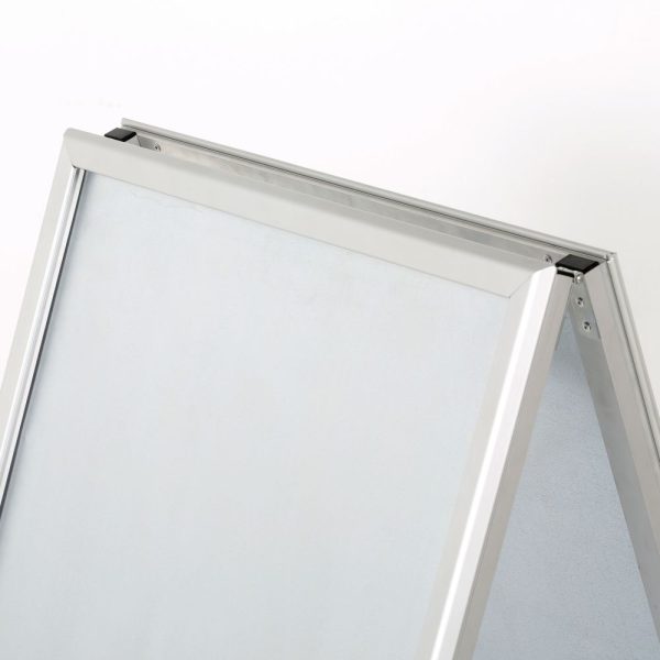 22″w x 28″h A Frame Board Silver Aluminum Sidewalk Sign Galvanised ...