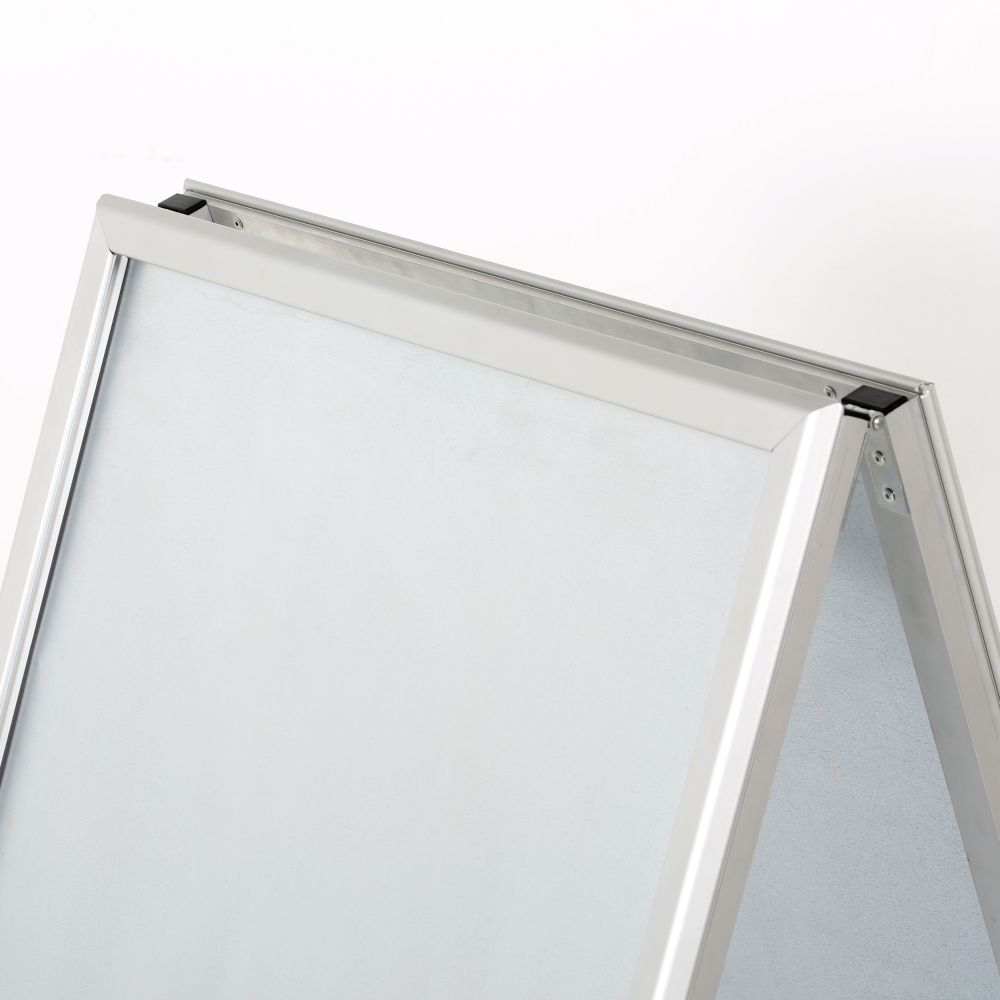 22″w x 28″h A Frame Board Silver Aluminum Sidewalk Sign Galvanised ...
