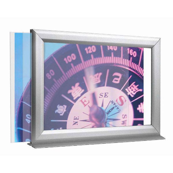 Double Sided Counter top Advertisement Frame Menu Holder 1″ Aluminum 8. ...