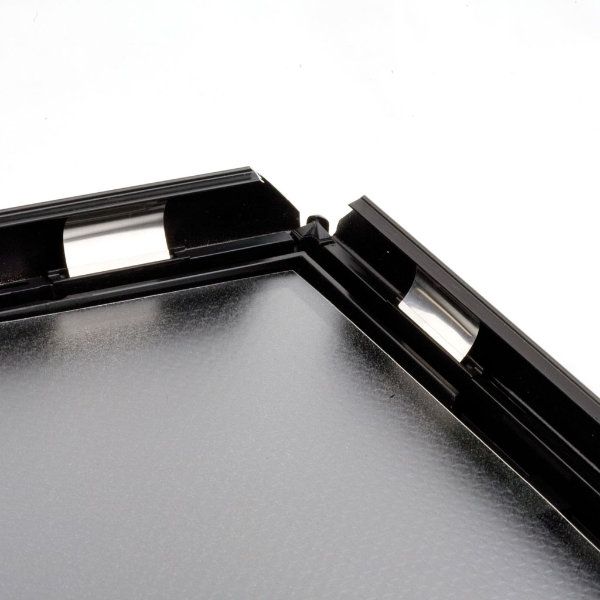 8.5×11 Opti Frame 1″ Black Profile Mitered Corner Without Back Support ...
