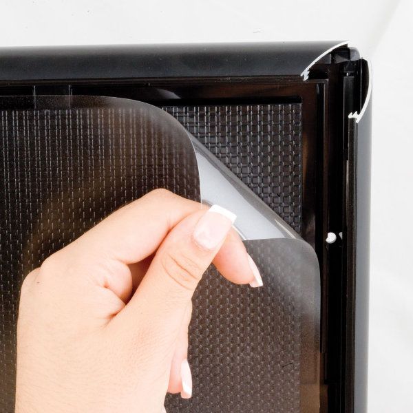 8.5×11 Opti Frame 1″ Black Profile Mitered Corner Without Back Support ...