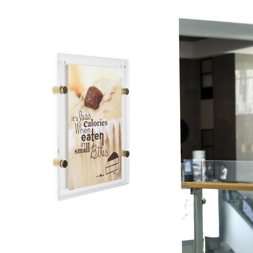 Wall Mount Acrylic Poster Display