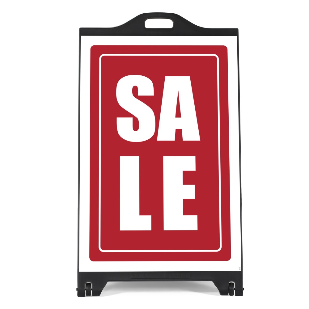 24×36 SignPro Sidewalk Sign for Posters / Black / A Board / Double ...