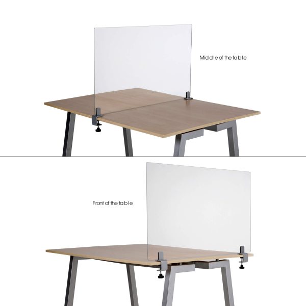 Multi Purpose C-Clamp Kit for Table Panel Separator Desktop Mount ...